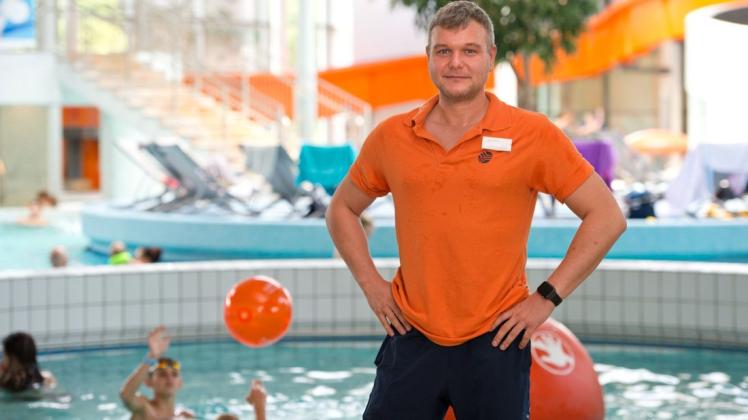 Jens Röhrich ist Bademeister im Osnabrücker Nettebad