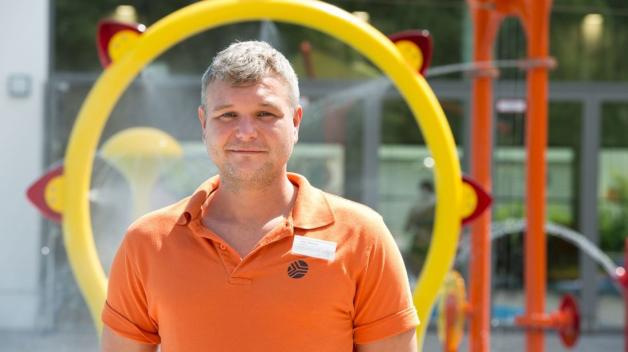 Jens Röhrich ist Bademeister im Osnabrücker Nettebad