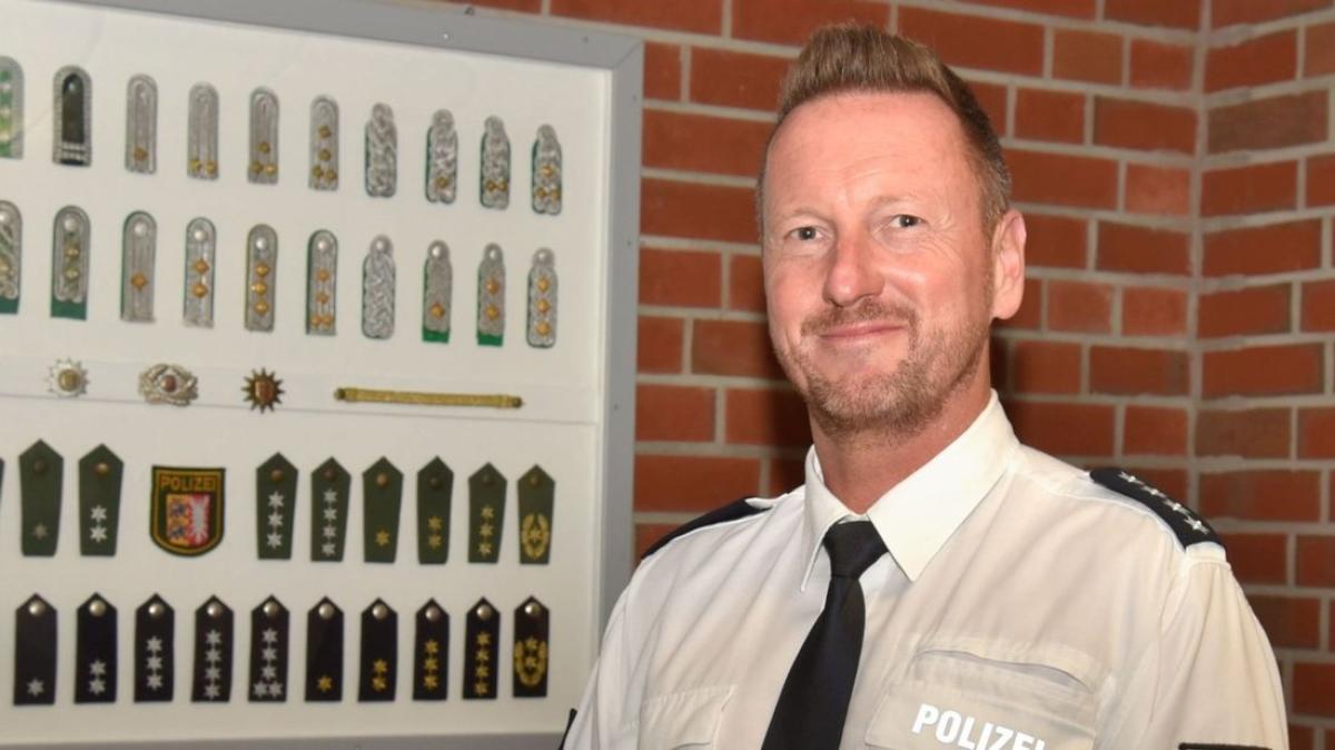 Tim Ludwig ist der neue Chef der Polizei in Leck