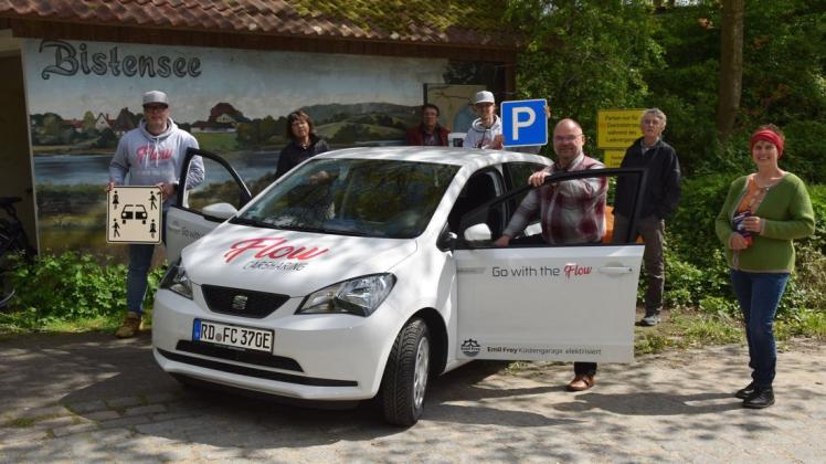 Ahlefeld-Bistensee: Mit dem Elektroauto in den Hüttener Bergen | SHZ