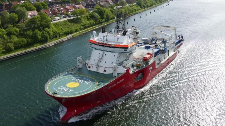 Ziel Taiwan: Kabelleger „Seaway Phönix“ durchquert den NOK | SHZ