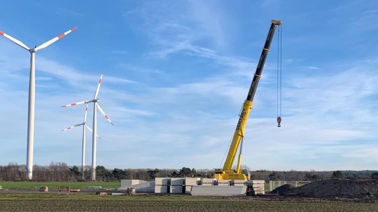Windpark "Swatte Poele" in Bippen soll im Sommer in Betrieb gehen