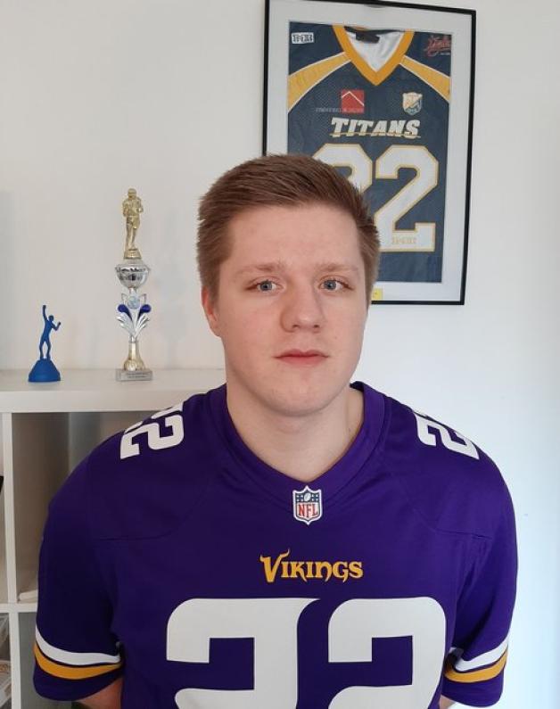 So hält sich der Linebacker David Kaminski von Emsland United fit