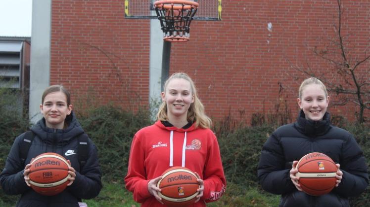 Drei Quakenbrücker Basketballtalente mischen in der