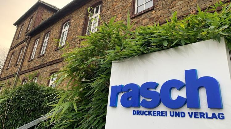 Das sagt der Chef der Druckerei Rasch in Bramsche zur Fusion