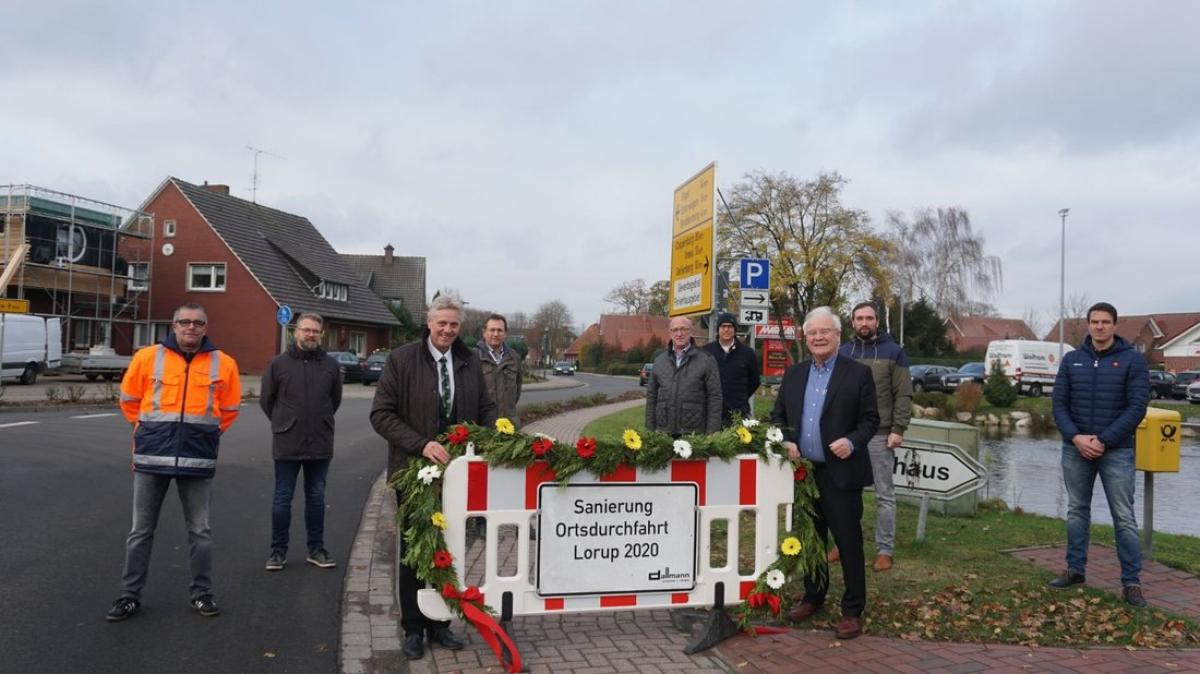 Die neue Ortsdurchfahrt in Lorup ist offiziell eröffnet worden