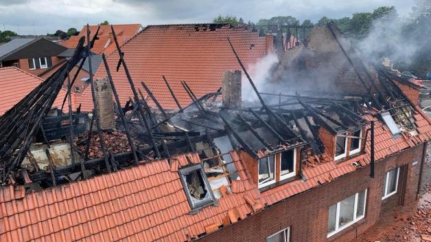 Nach Großbrand: Wohn- und Geschäftshaus in Rhede im Wiederaufbau