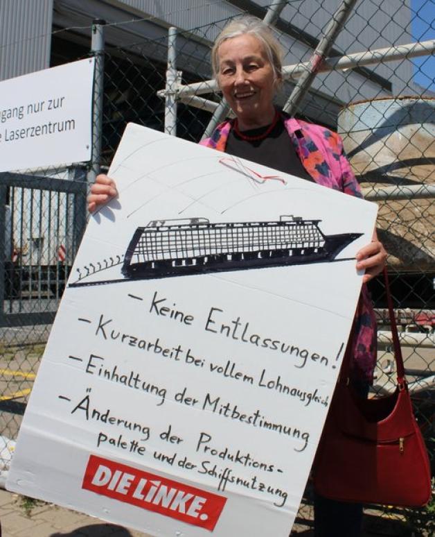 3500 Unterschriften für Job-Erhalt auf der Meyer Werft