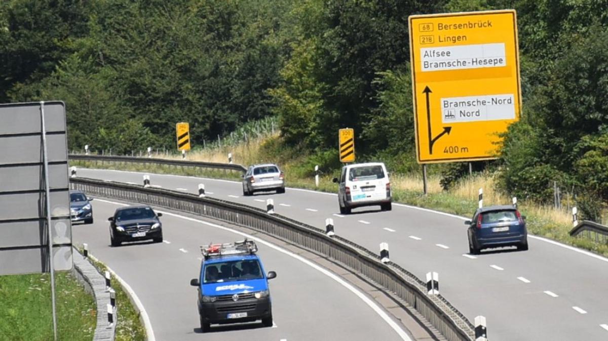Bauarbeiten auf der B 68 in Bramsche beginnen