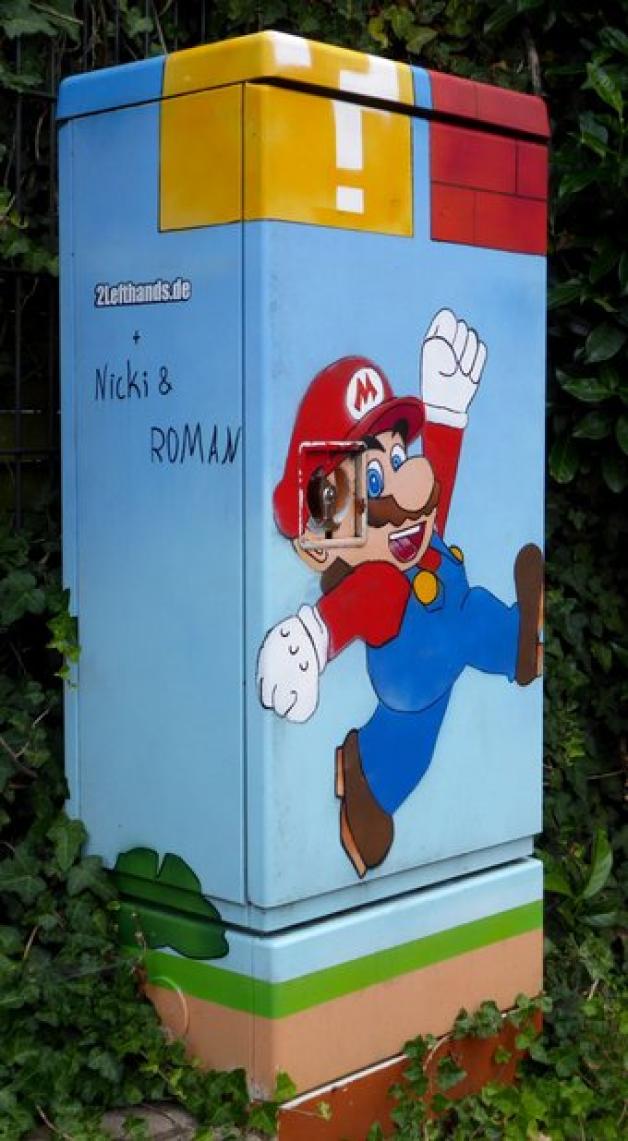 Lotter Jugendliche sprayten Graffitis auf Stromkästen