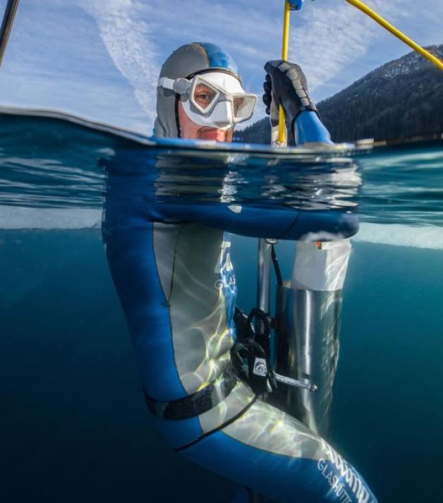 Apnoetaucher Tolga Taskin – der Weltrekordler im Eistauchen
