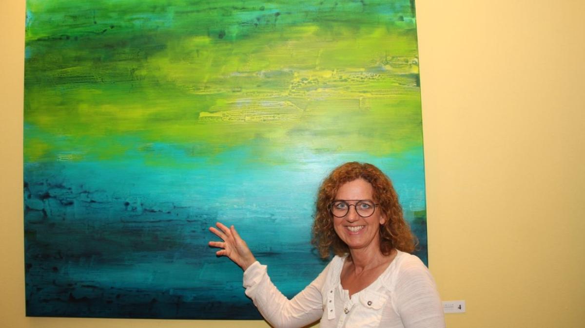 Vernissage - „Farbwelten“ mit Künstlerin Sybille Hermanns