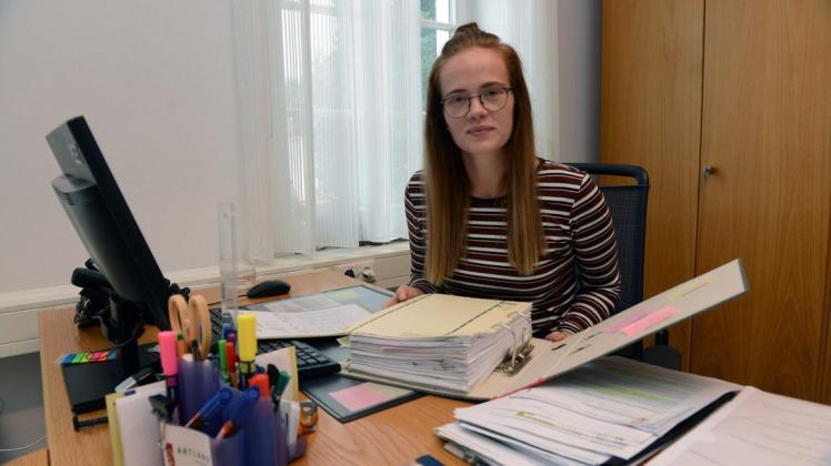 Ausbildung im Rathaus ist für Nortruperin Natalie Kirchner die