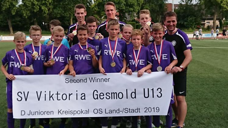 Viktoria Gesmolds D-Jugend feiert trotz Pleite im