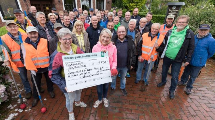 Boßeltour in Vielstedt erbringt 1500 Euro für guten