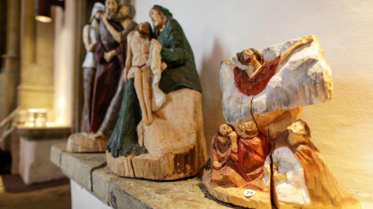 Polnischer Volkskünstler Roman Śledź in St.