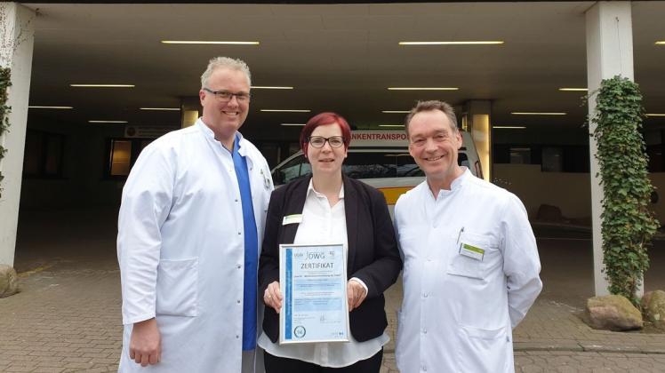 Josef-Hospital Delmenhorst erhölt Zertifikat