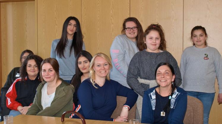 Viele Fragen beim Mädchentag im „Alten Stahlwerk“