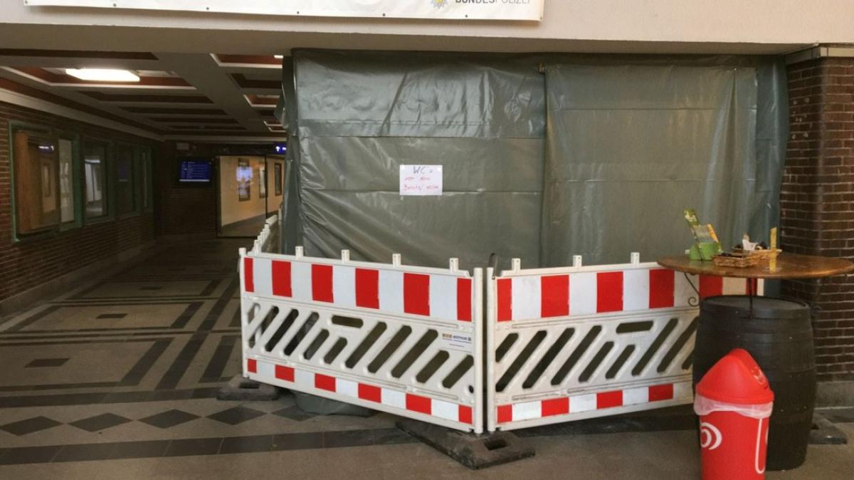 Neue Toiletten im Flensburger Bahnhof