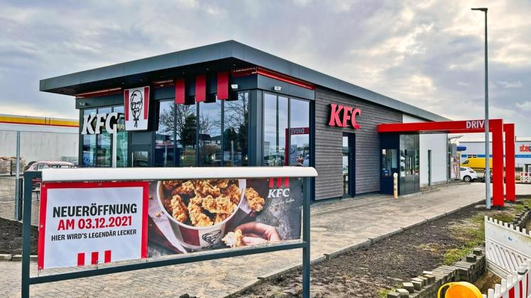 Hühnchen-Fastfood-Filiale von KFC in Husum öffnet am 3. Dezember