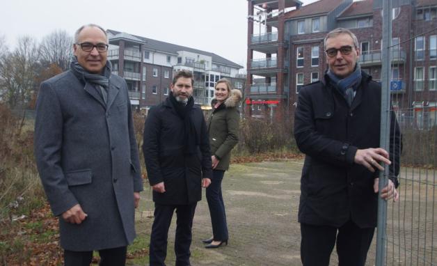 Neubau der Sparkasse in Ammersbek mit Wohnungen und Geschäften