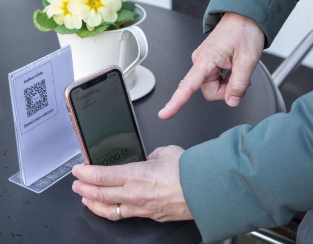 Das Restaurant "Kaffeemühle" in Bad Essen nutzt die neue Luca-App