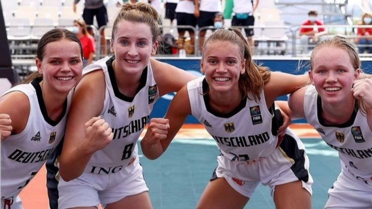 3x3-Basketball: Rendsburgs Elisa Mevius holt Silber bei U17-EM