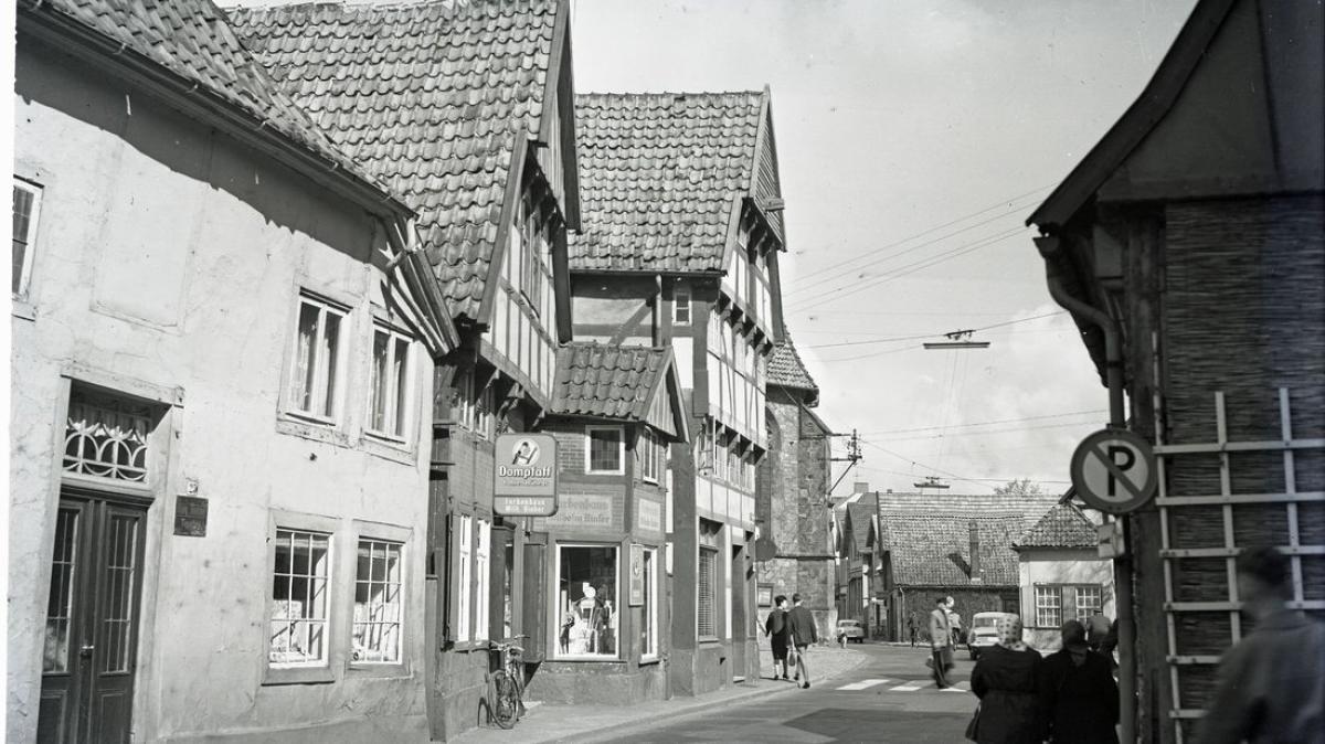 Fotos vom Brückenort in Bramsche von vor 60 Jahren und heute