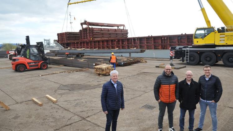 Firma Lammering baut für zehn Millionen Euro im Hafen Papenburg