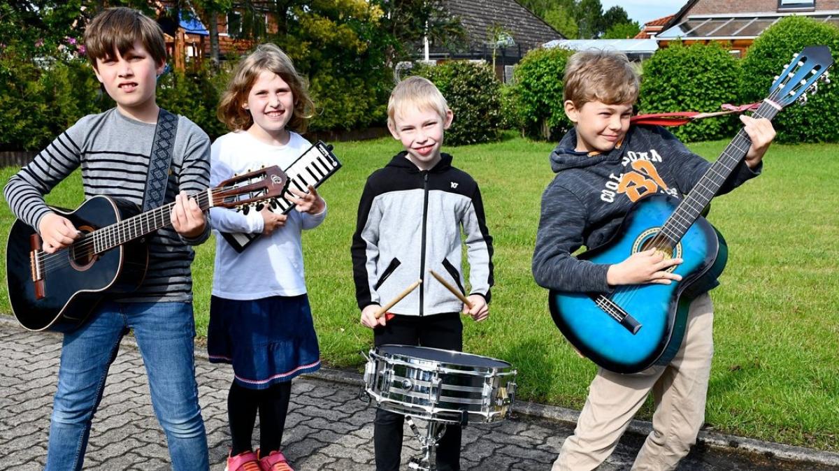 Holmer Schulkinder-Band bringt Song mit Tim Linde raus