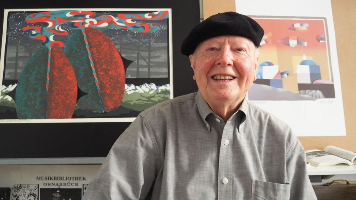Der Osnabrücker Künstler Johannes Eidt wird 85 Jahre alt