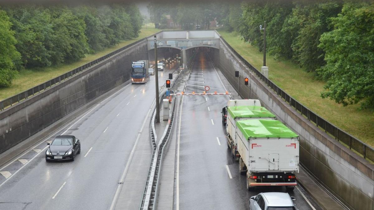 Sperrung Rendsburger Kanaltunnel