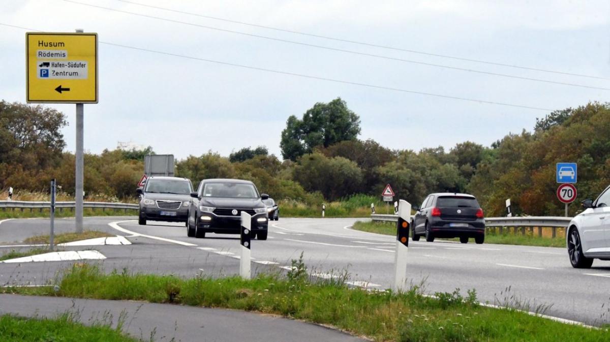 Fabelhafte Sperrung B5 Husum Karte Fotos