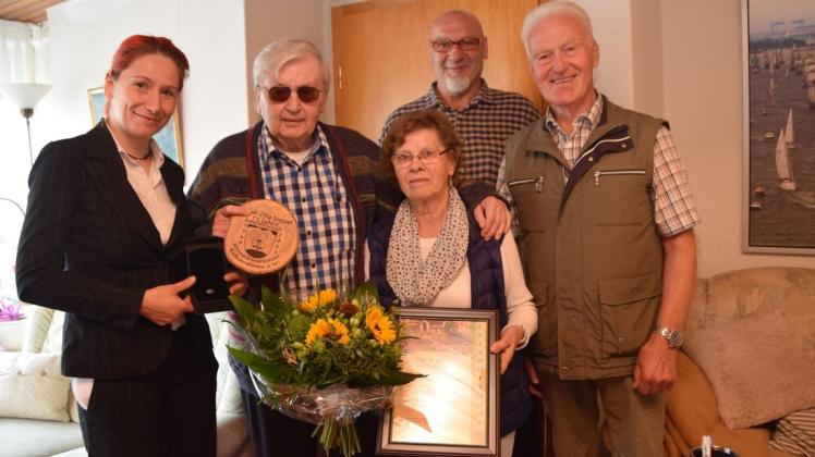Ehrung für Ehrenmitglied Ernst Jegust im Kleingartenverein