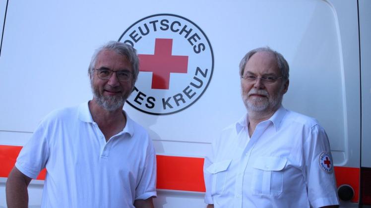 Wilster: Thomas Urch und Günter Pruin für DRK-Einsatz geehrt