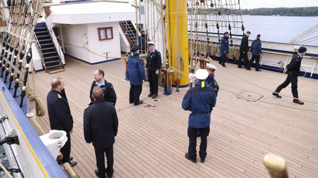 Das erste Mal an Bord der neuen Gorch Fock
