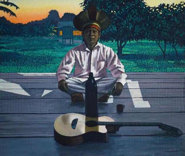 Maler Jan Siebert zeigt in Hamburg Bilder aus Brasilien