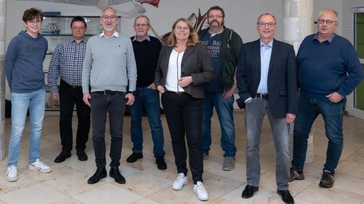 Hunteburg mit altem Ortsbürgermeister und neuem Stellvertreter