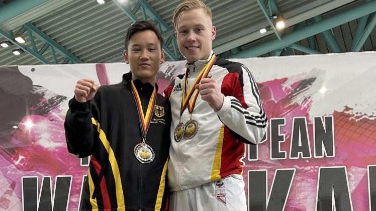 Silber und Bronze für Nam Mai und Felix Behrendt vom SSV Nübbel
