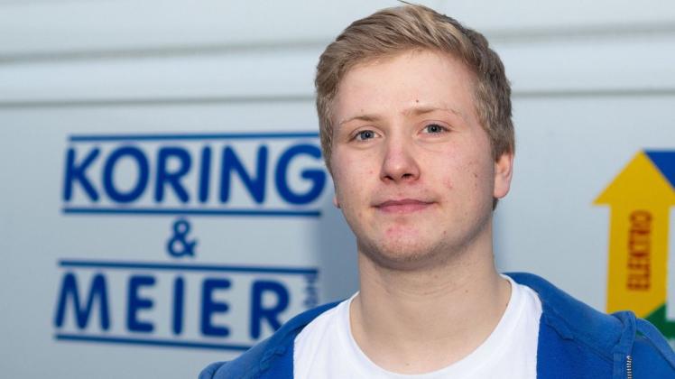 Jakob Timpe aus Melle-Gesmold: Ausgezeichnet als Elektroniker