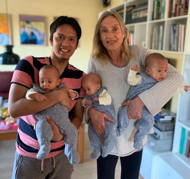 Trittau: Mutter von Drillingen mit 62 : So geht es Sabina Persson