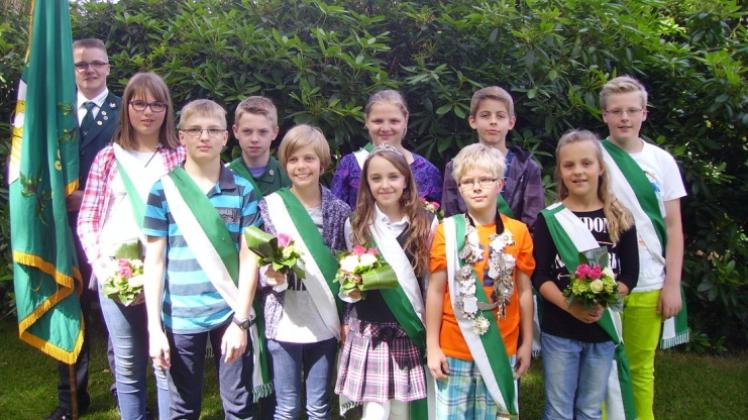 Neues Kinderkönigspaar bei Hinnenkamper