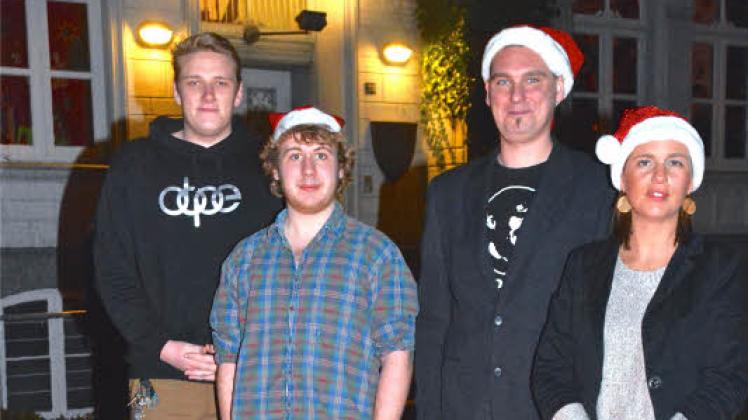 Haus voller Erinnerungen am Weihnachtsvorabend