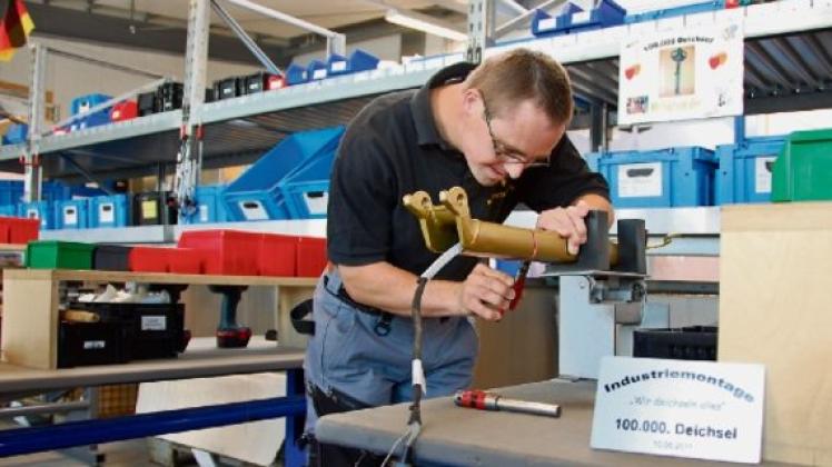 Die 100 000. Deichsel ist ein Goldstück | SHZ