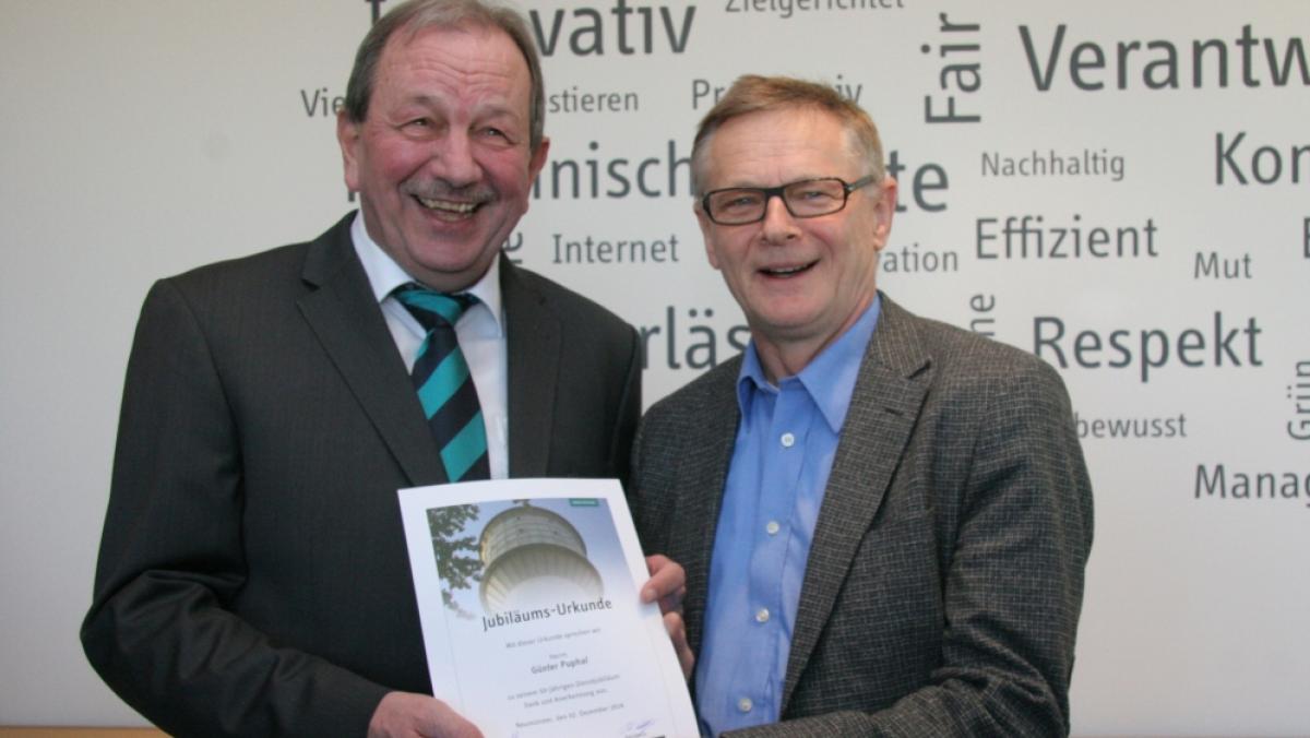 50 Jahre bei den Stadtwerken