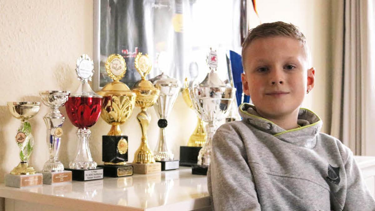 Kart-Fahrer Daniel Pauls: Immer die Pole-Position im Blick