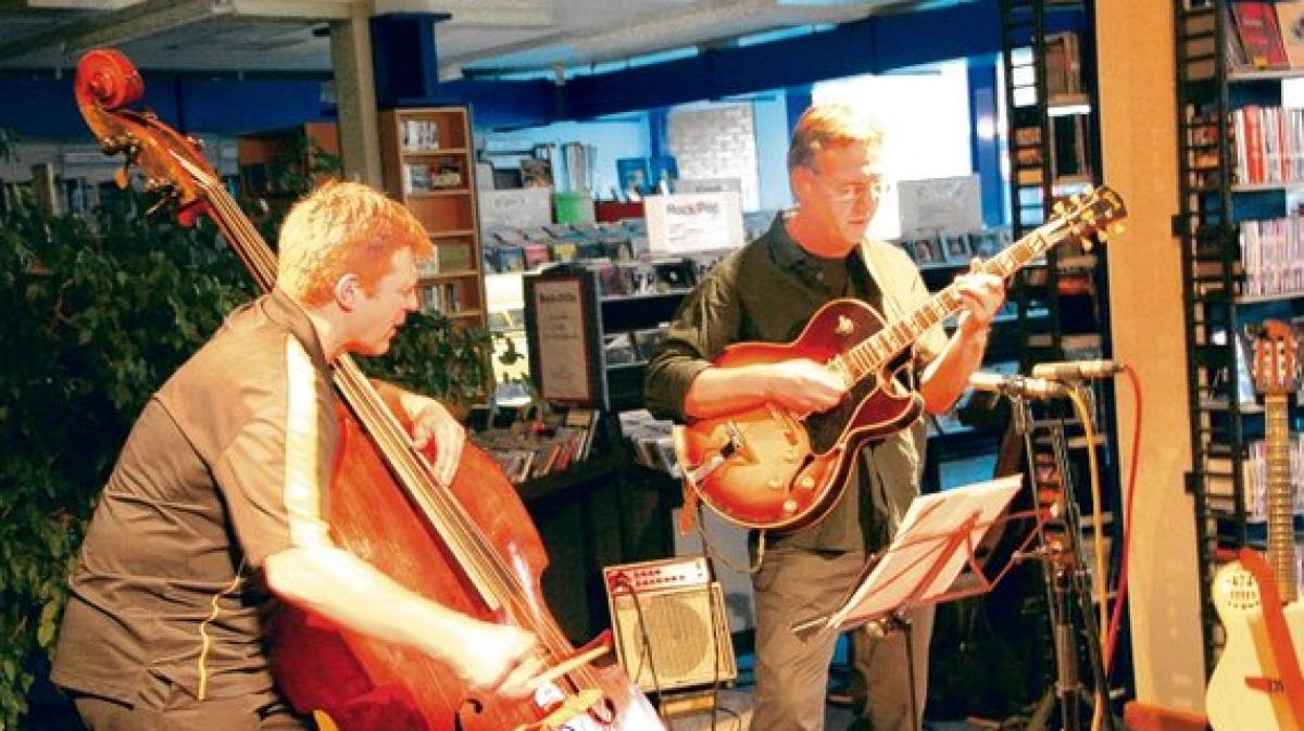 Lässiges Zwiegespräch zweier Jazz-Profis