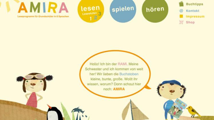 Amira macht das Lesen leichter