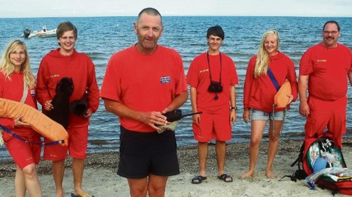 Urlaub für die Sicherheit am Strand