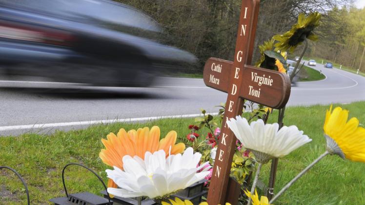 Auf Schleswig-Holsteins Straßen starben im vergangenen Jahr 114 Menschen.